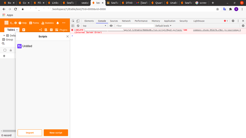 Can't delete scripts file on Self-Hosted version - User Talk - SeaTable Forum