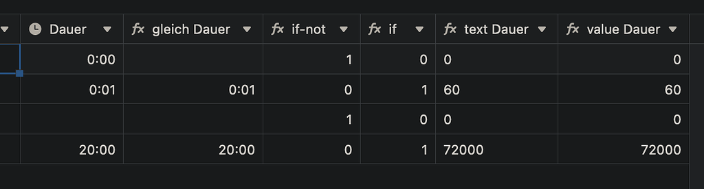How to check if duration value exists? - User Talk - SeaTable Forum
