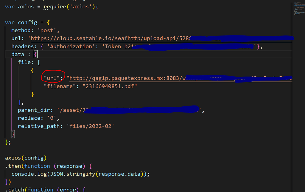 Upload a file with the URL - User Talk - SeaTable Forum