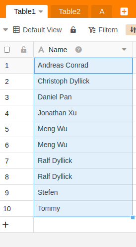 Converting text column to linked record - #2 by Karlheinz - User Talk - SeaTable Forum