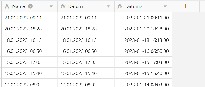 Easy way to convert to datetime? - Formulas - SeaTable Forum